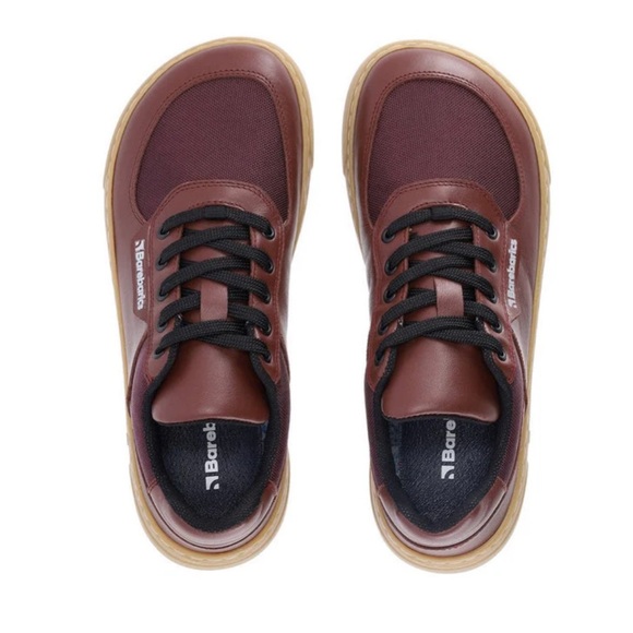 Barebarics | Shoes | Barebarics Bravo Barefoot Sneakers Maroon Brown 38 ...